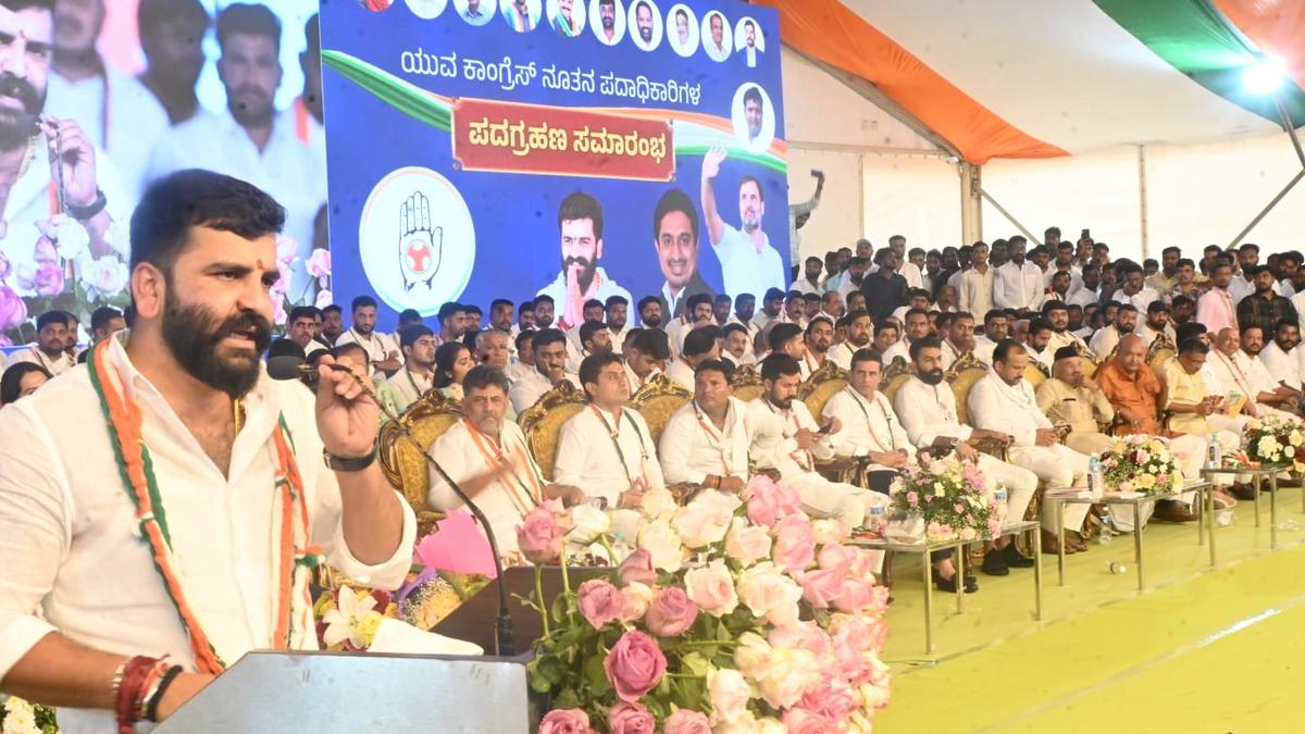 H.S. Manjunath takes oath as Karnataka Youth Congress president - The Hindu